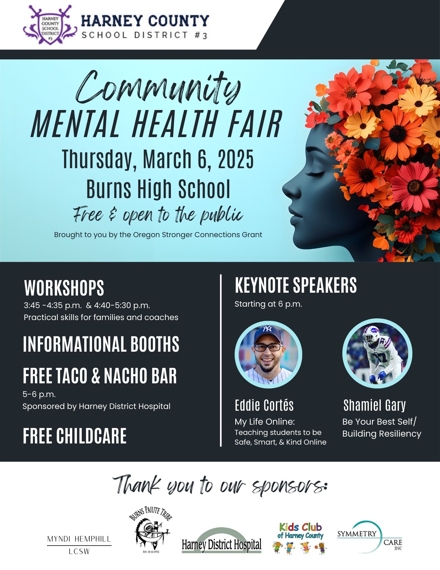 Join us for the Community Mental Health Fair! - Harney District Hospital